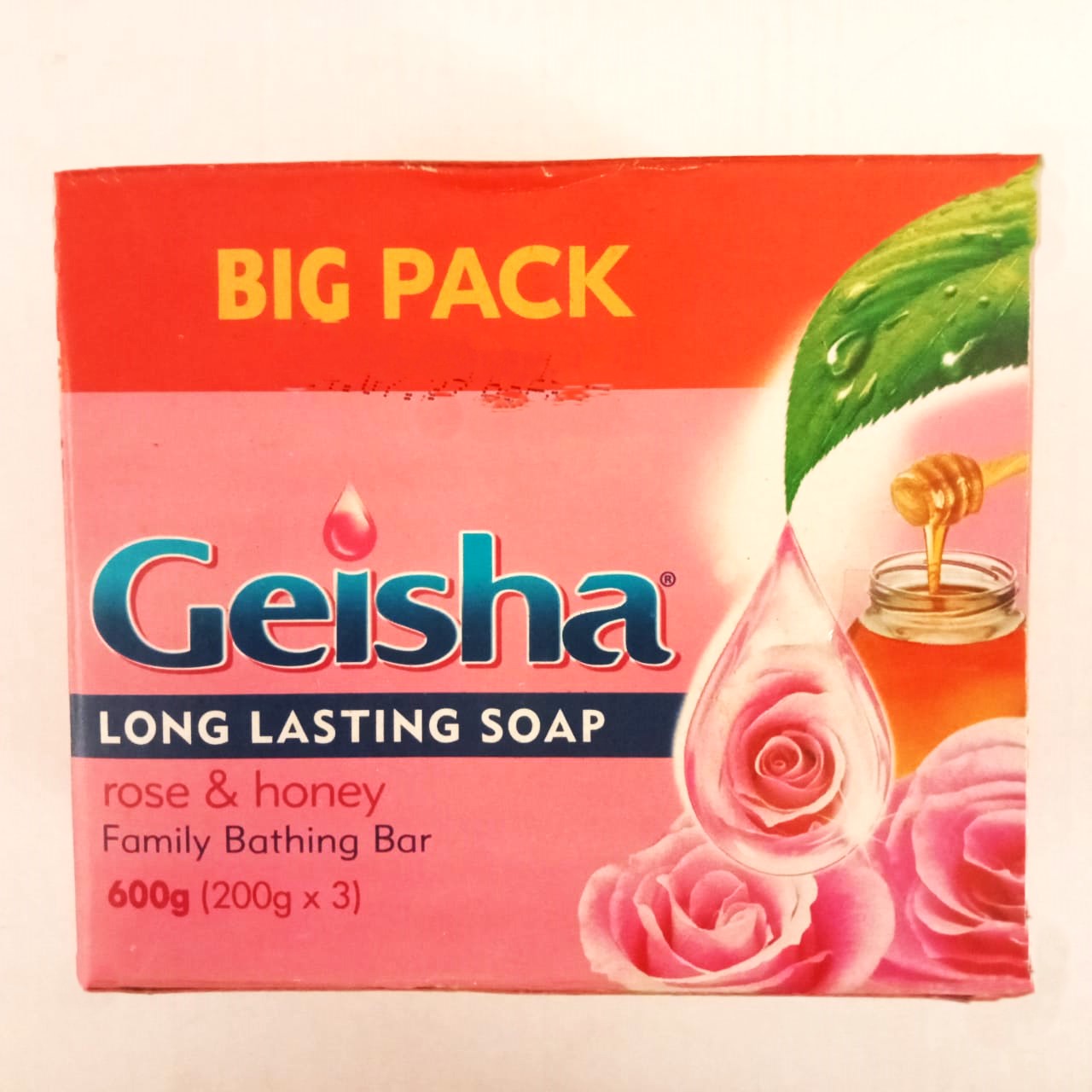 Geisha Rose & Honey Big Pack Family Bathing Bar Soap – 600g | Beeston ...