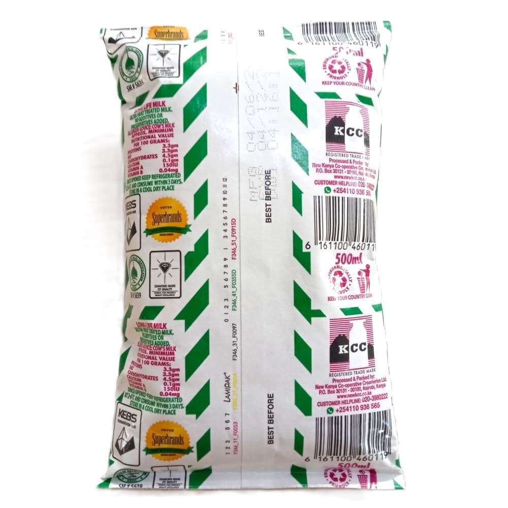 Kcc Fresh Whole Milk 500ml | Beeston Delight Supermarket