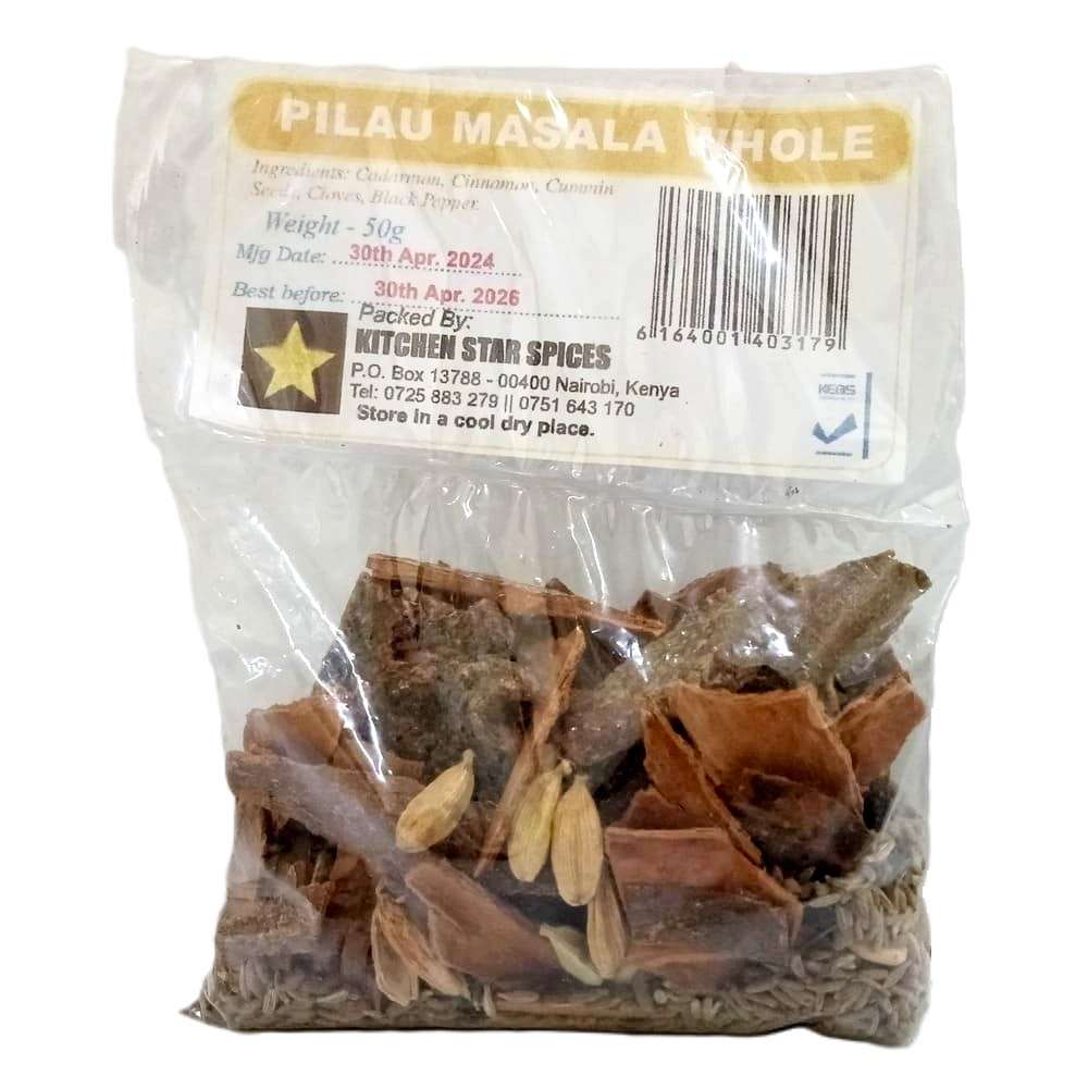Kitchen Star Spices Pilau Masala Whole 50g | Beeston Delight Supermarket