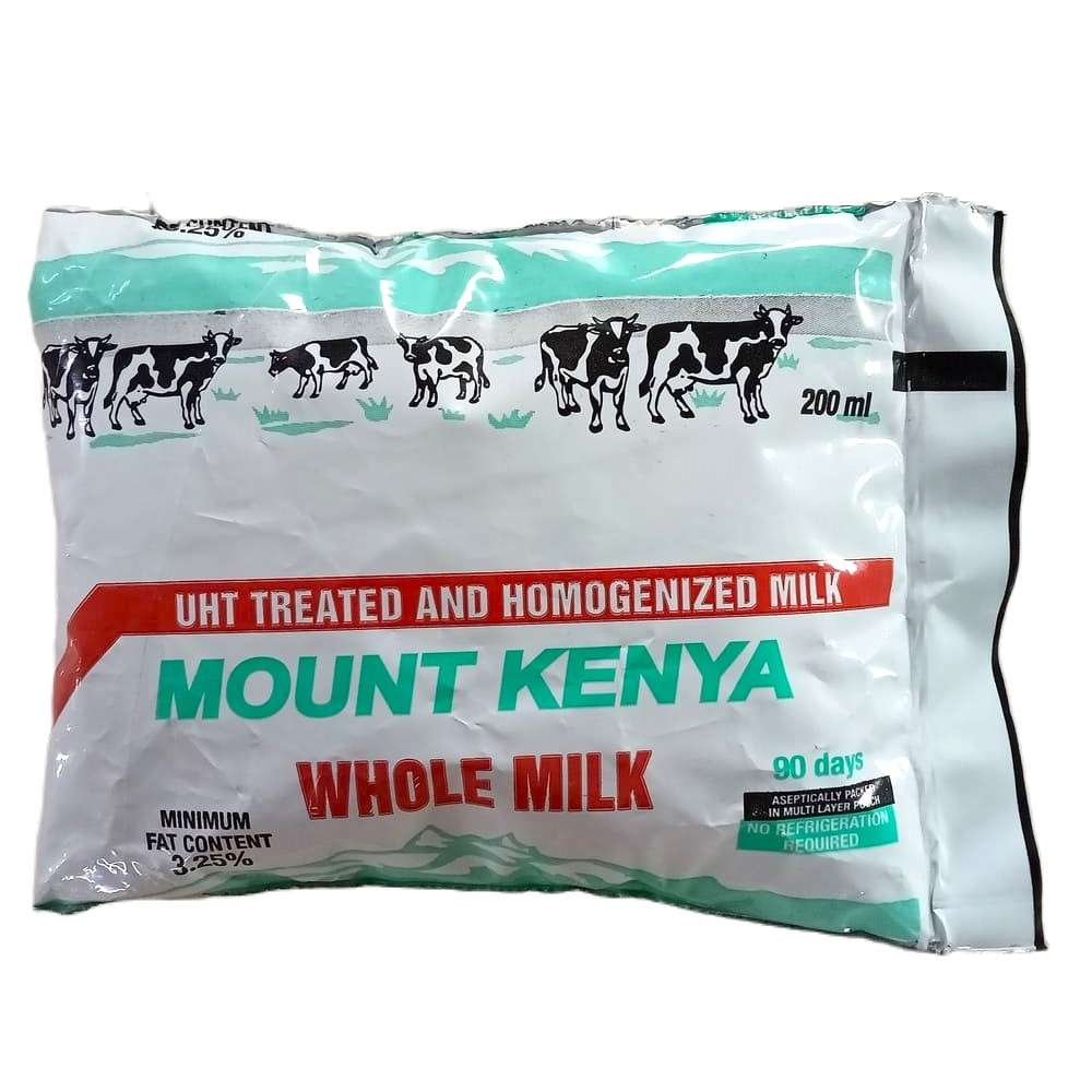 Mount Kenya UHT Treated Whole Milk 200ml | Beeston Delight Supermarket