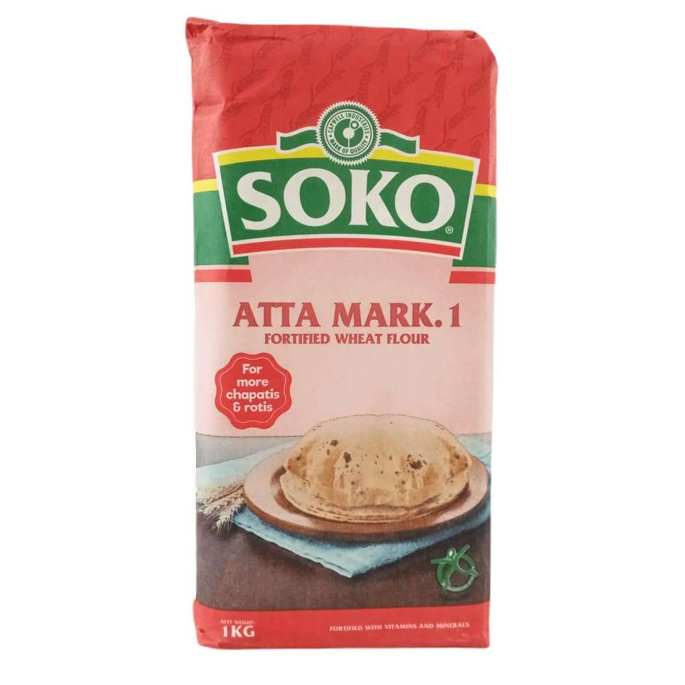 Soko Atta Mark 1 Fortified Wheat Flour 1kg | Beeston Delight Supermarket