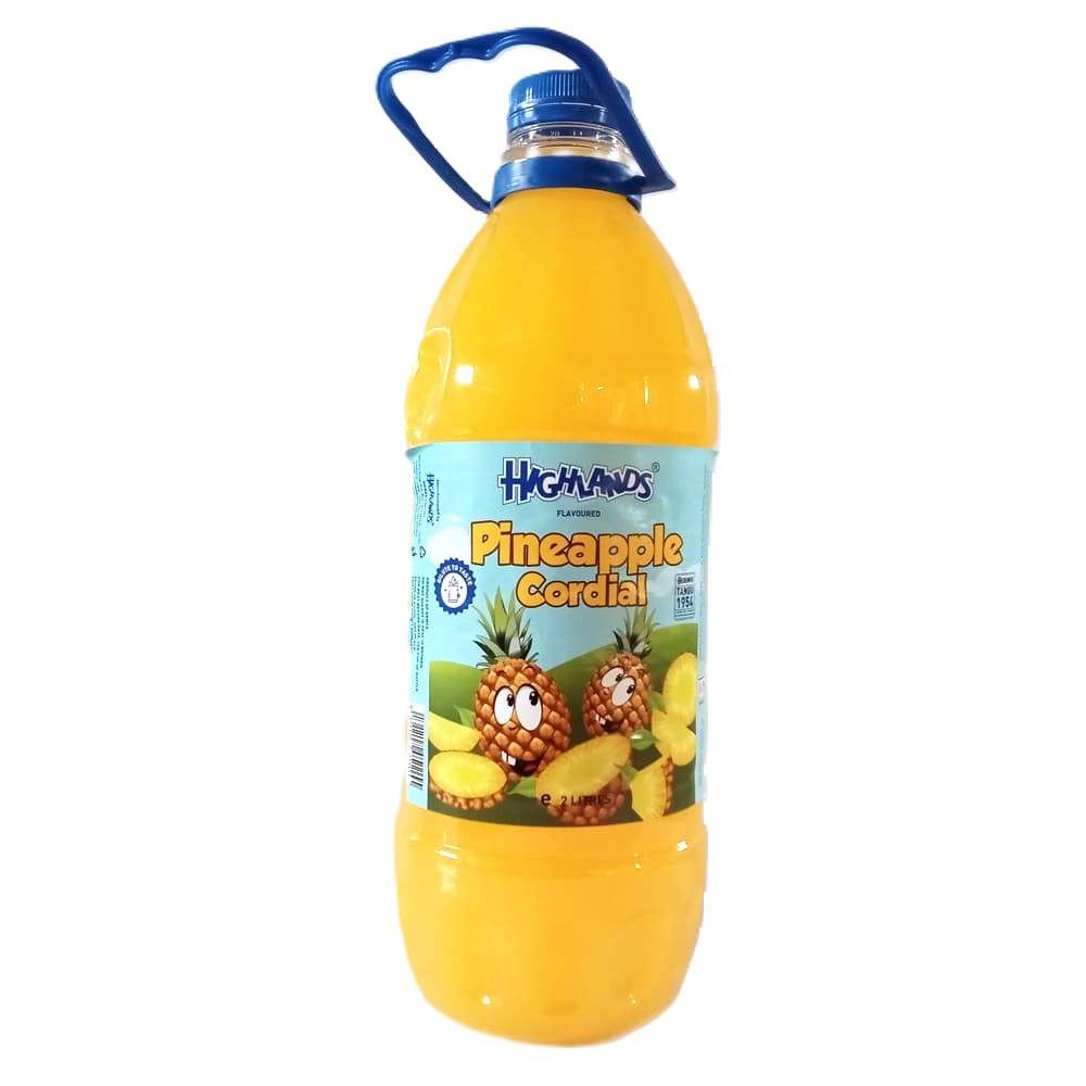 Highlands Pineapple Flavoured Cordial 2 Litres | Beeston Delight ...