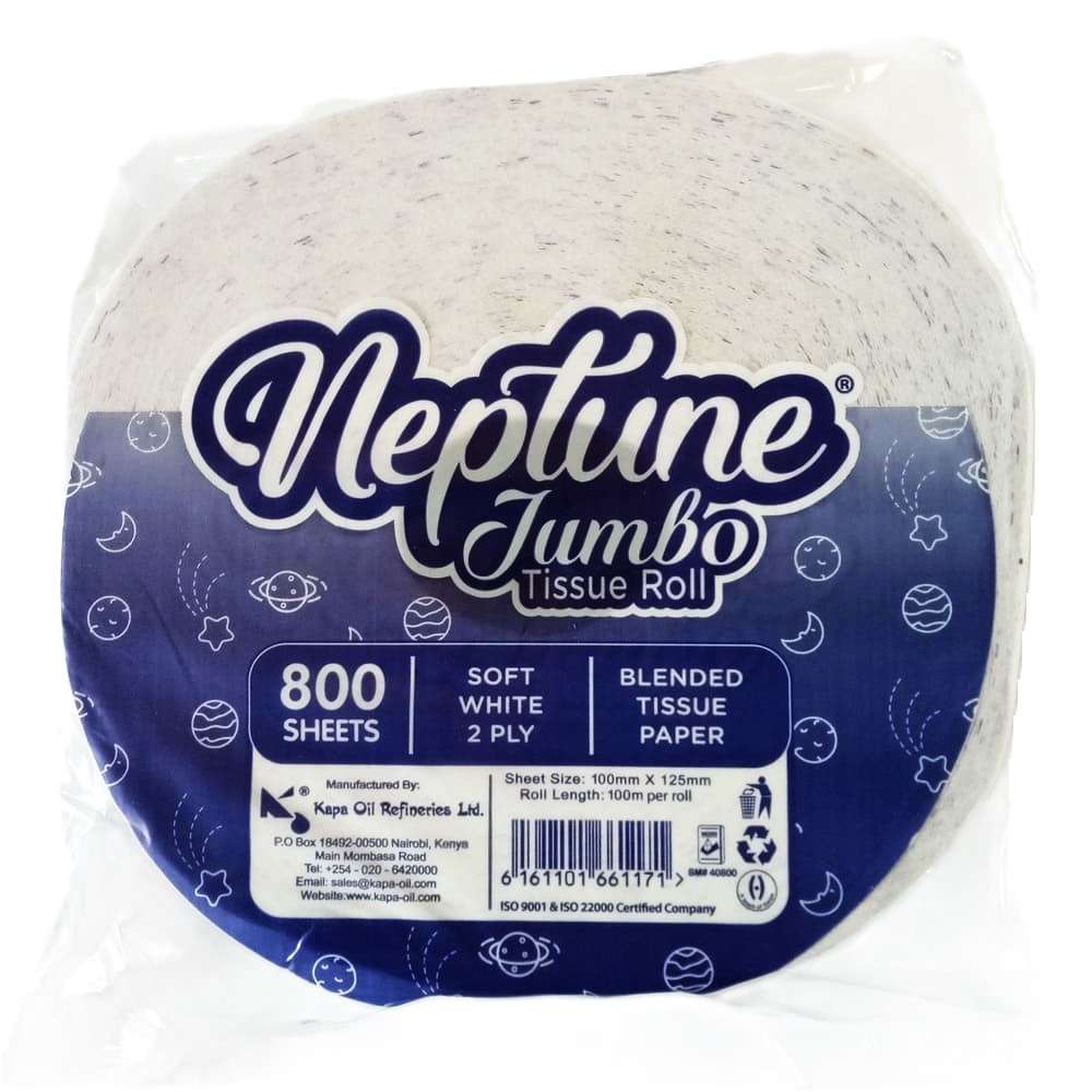Neptune Jumbo White Tissue Roll | Beeston Delight Supermarket