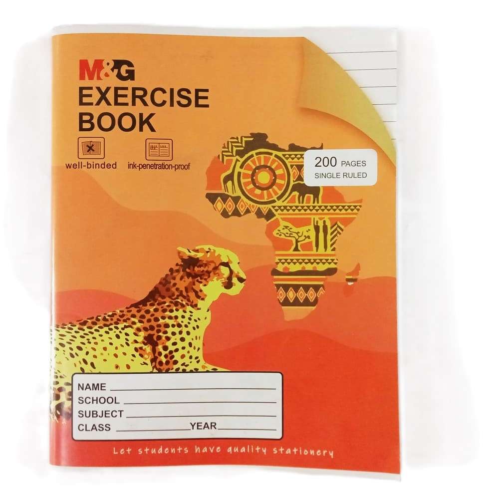 M&G A4 Single Ruled Exercise Book – 200 Pages | Beeston Delight Supermarket